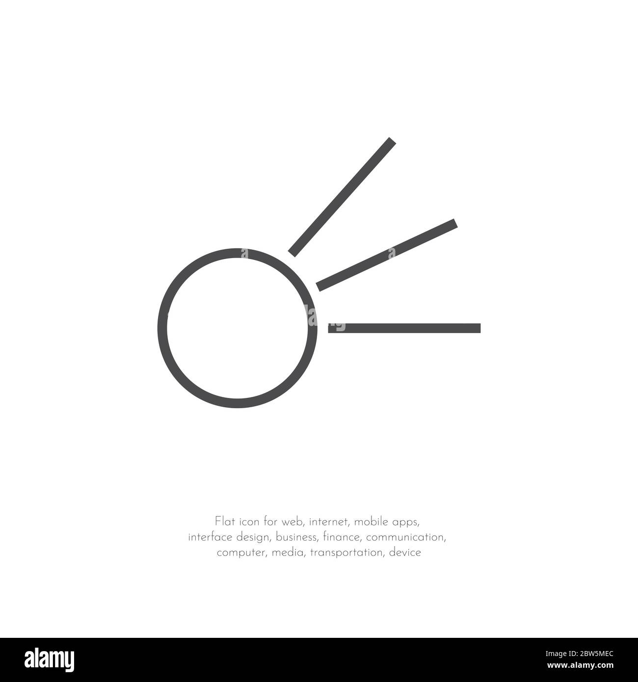 Comet icon. Vector Illustration Stock Vector Image & Art - Alamy