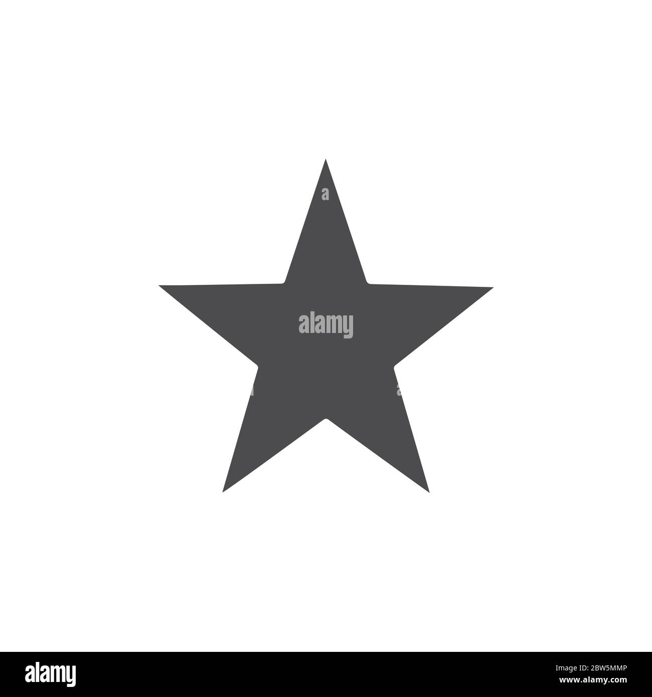 Flat icon star. For web, business, finance and communication. Vector ...