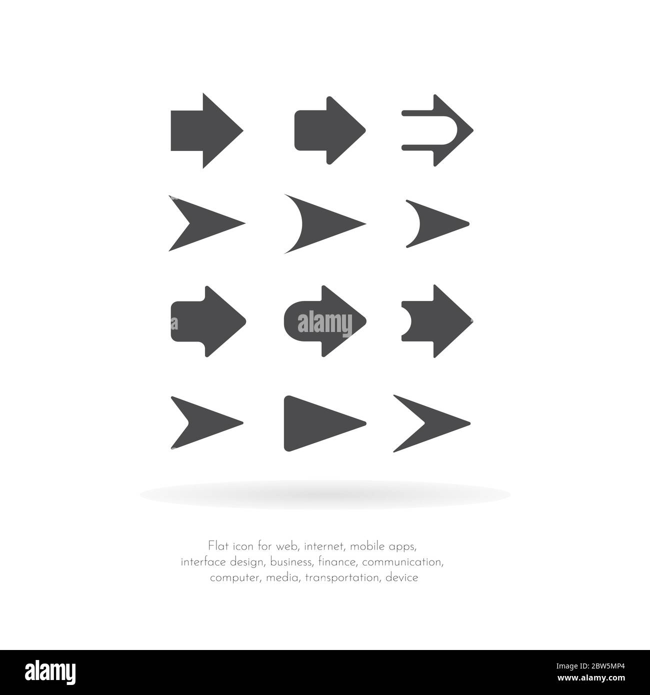 Arrows collection. For your web site design, logo, app, UI. Vector ...