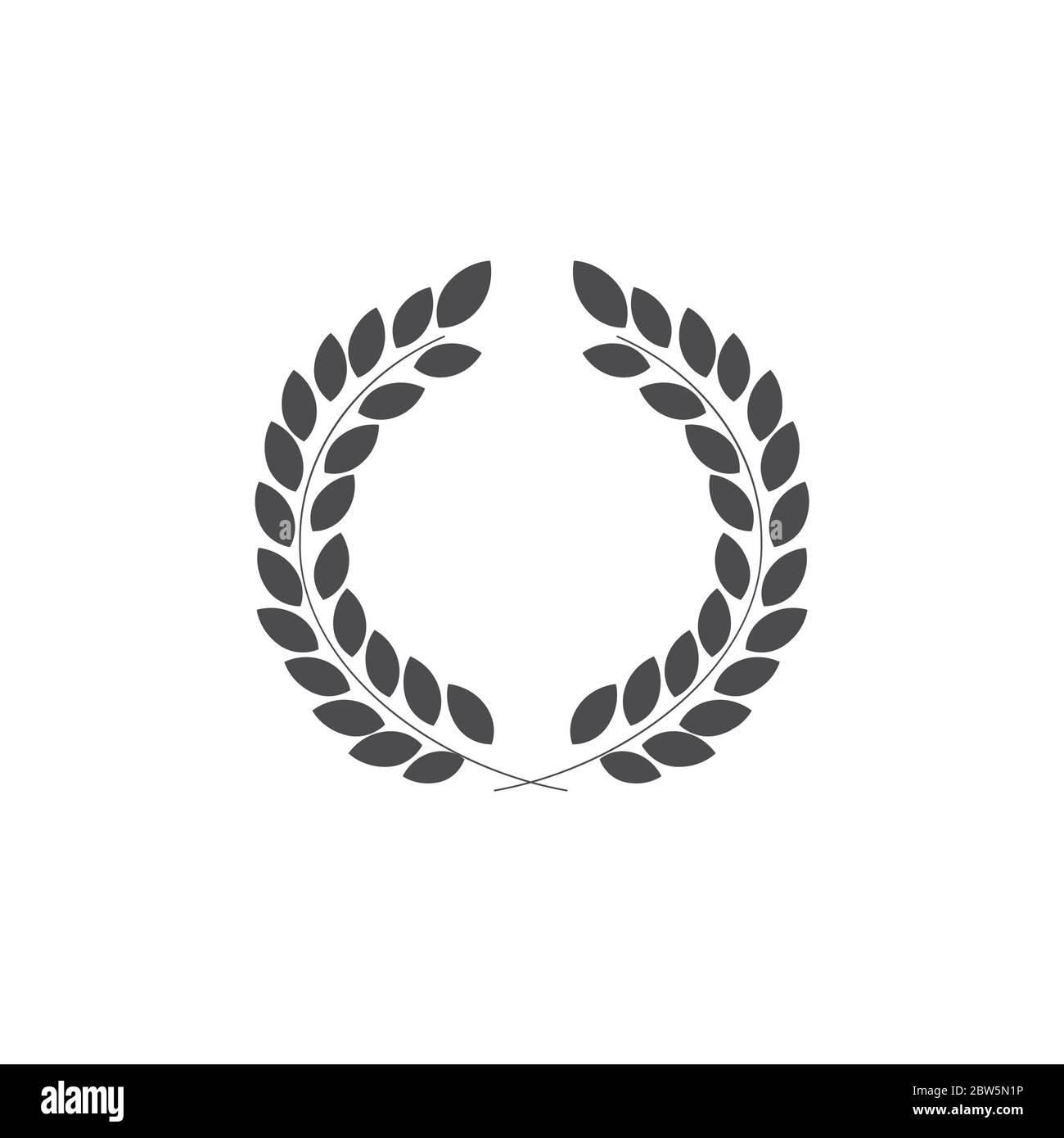 Laurel wreath icon. For web, business, finance and communication ...