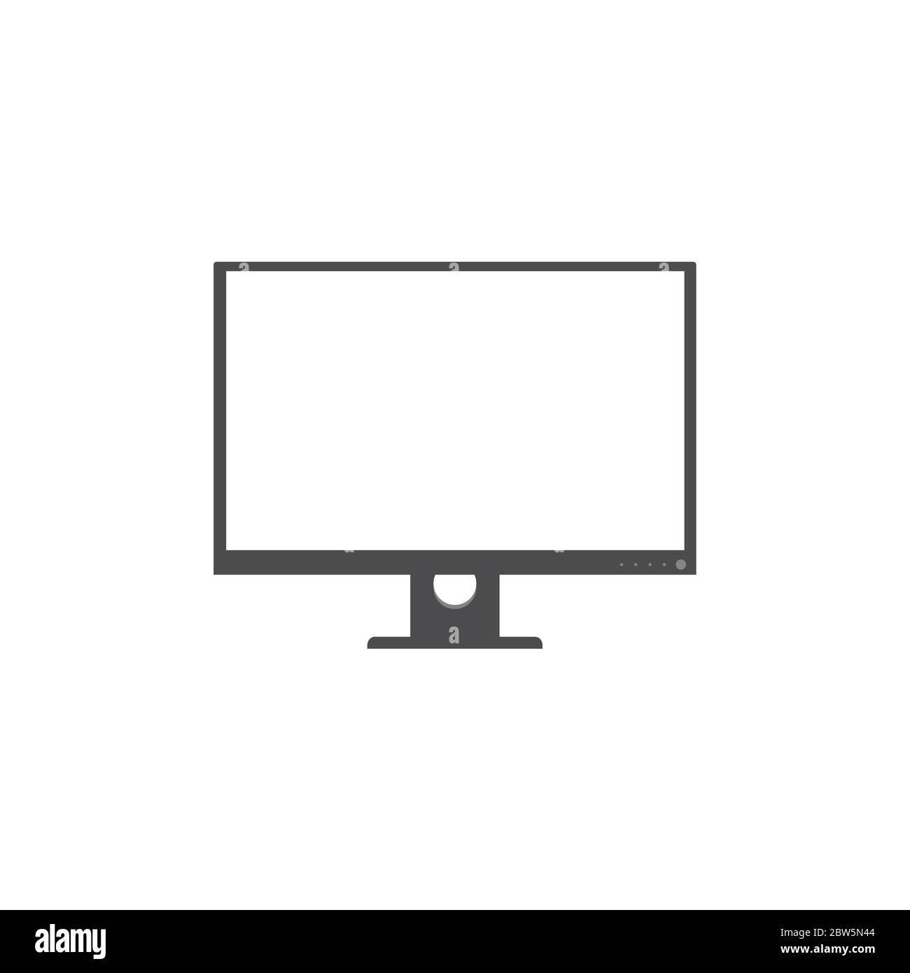 Monitor icon. For web, business, finance and communication. Vector ...