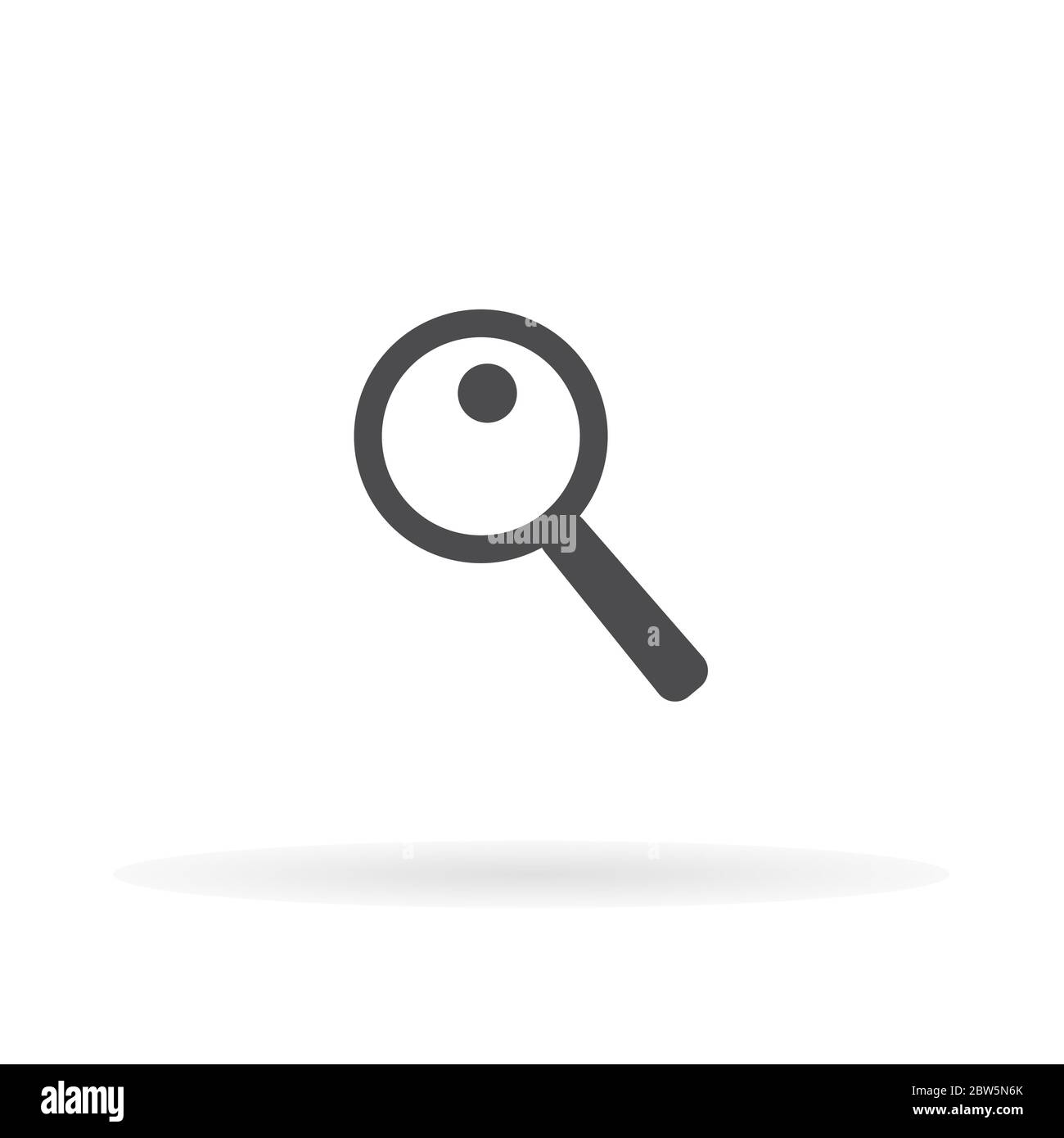 Magnifier icon. For web, business, finance and communication. Vector ...