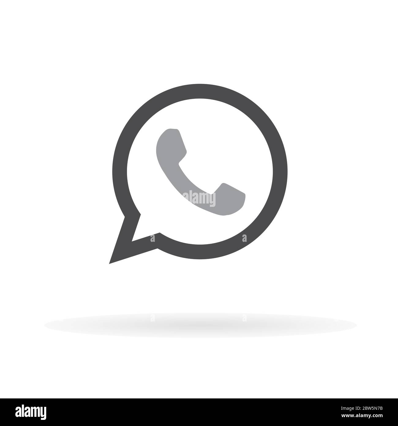 Phone icon. Web Mobile. Flat design. Vector Illustration Stock Vector ...