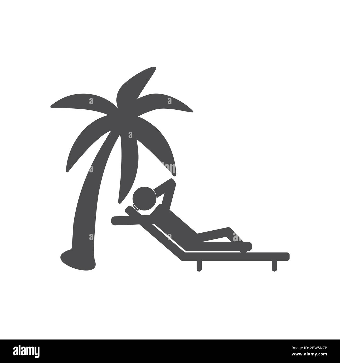 Relax icon. For web, business, finance and communication. Vector ...