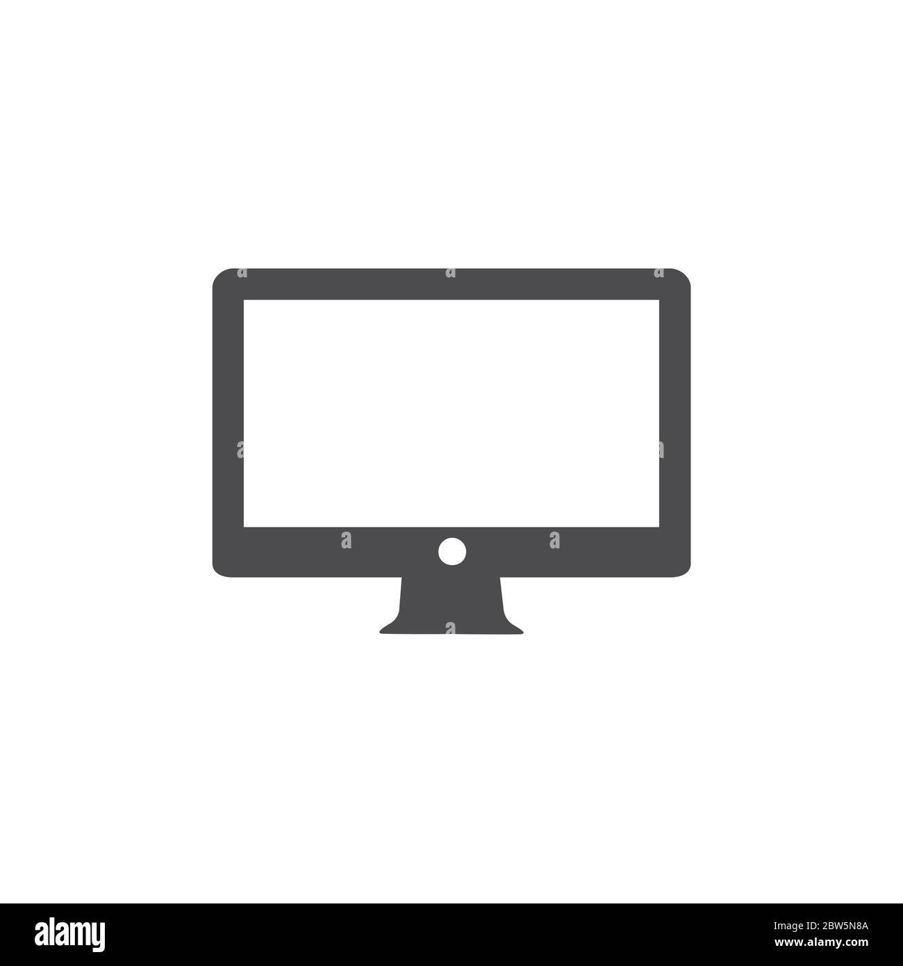Monitor icon. For web, business, finance and communication. Vector ...