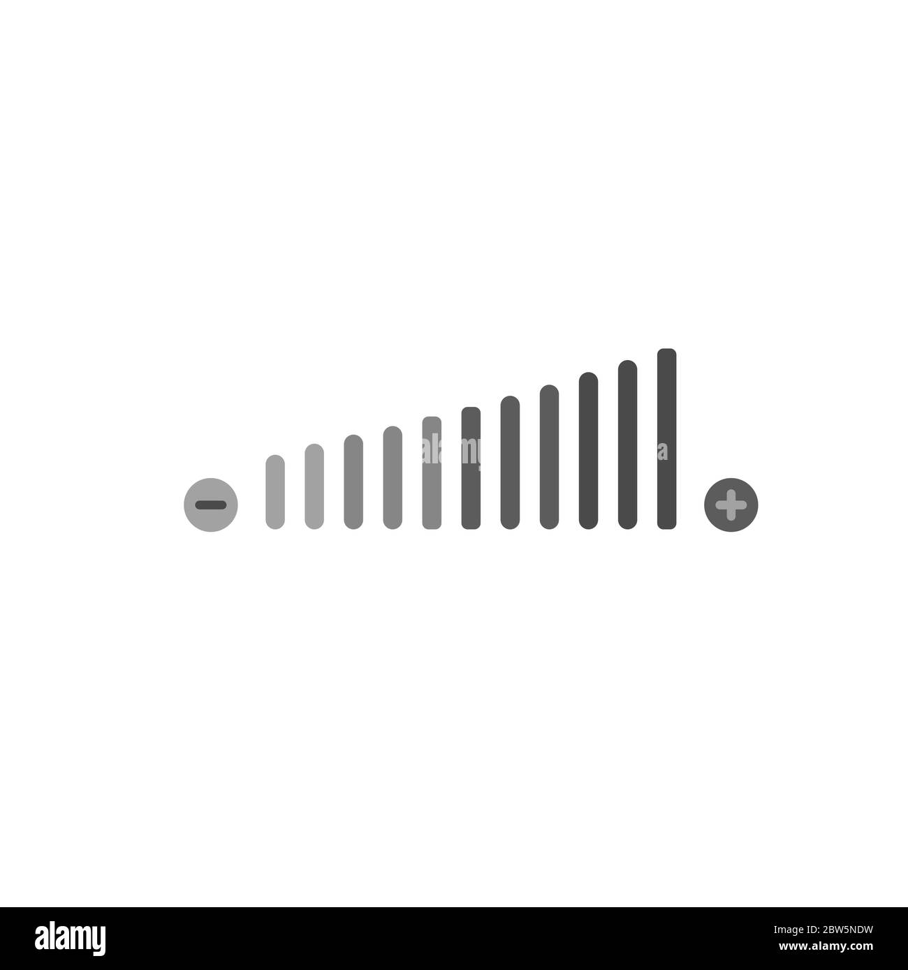 Volume adjustment icon vector vectors hi-res stock photography and ...