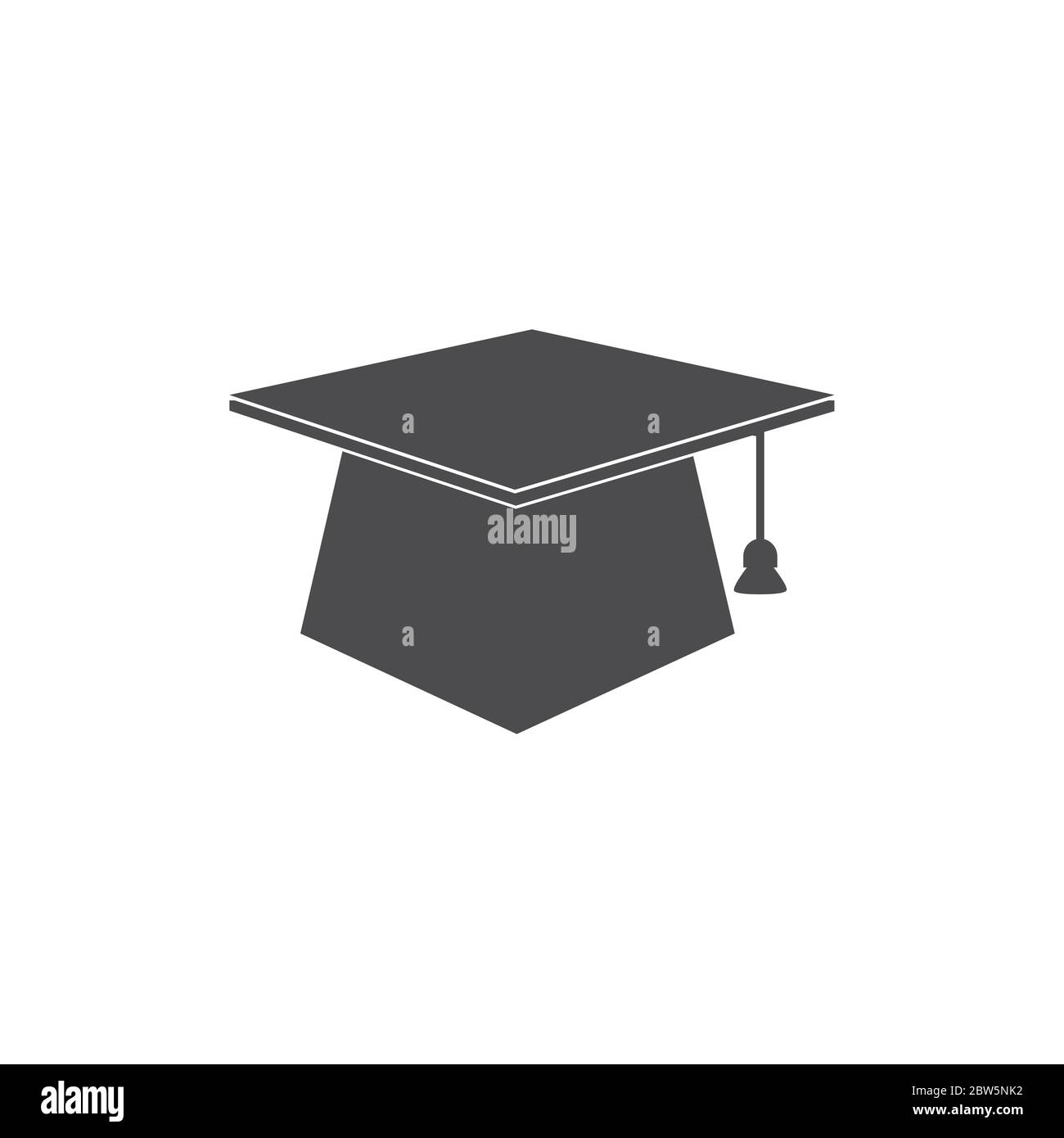 Graduate's cap icon. For web, business, finance and communication ...