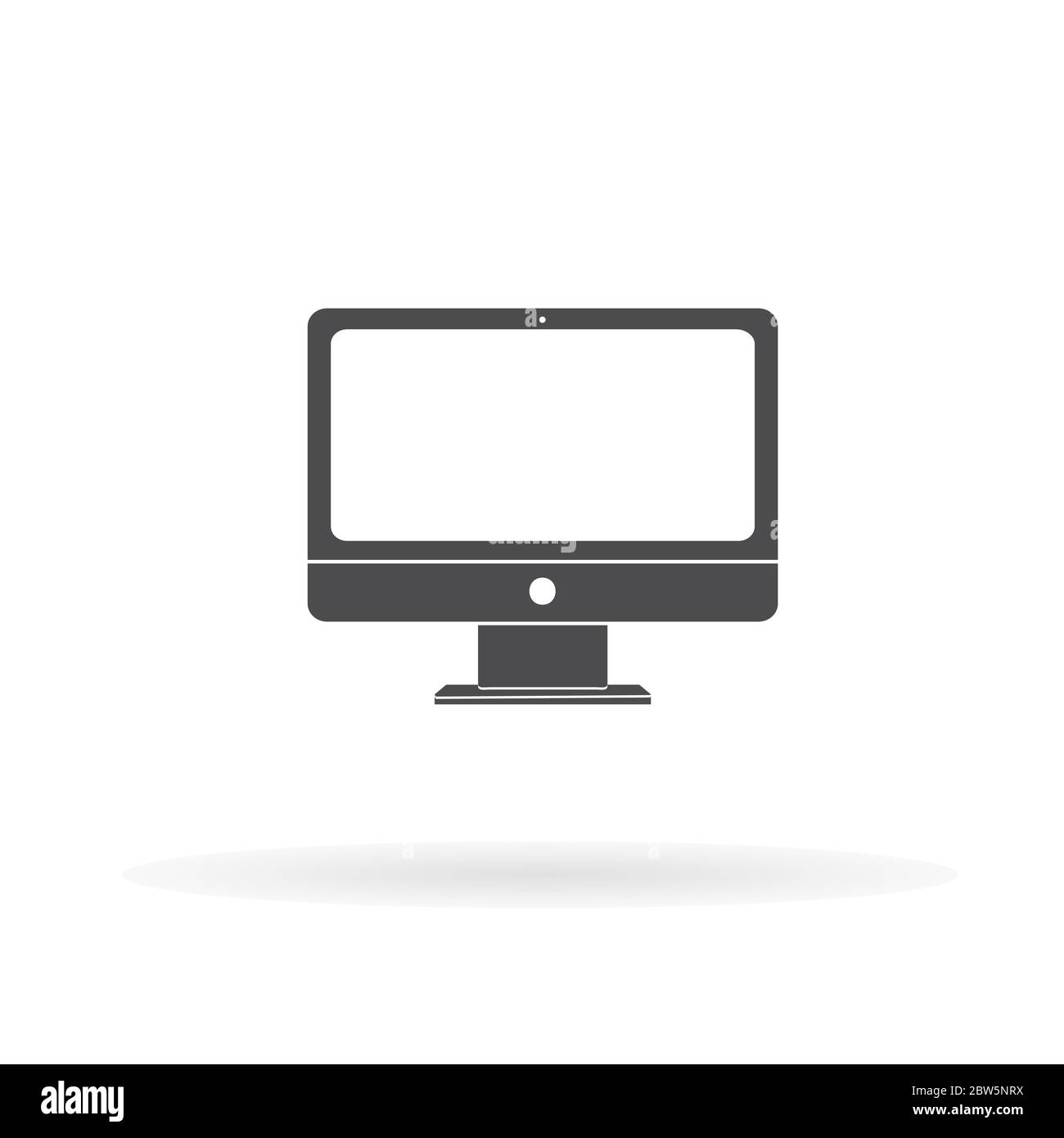 Monitor icon. For web, business, finance and communication. Vector ...