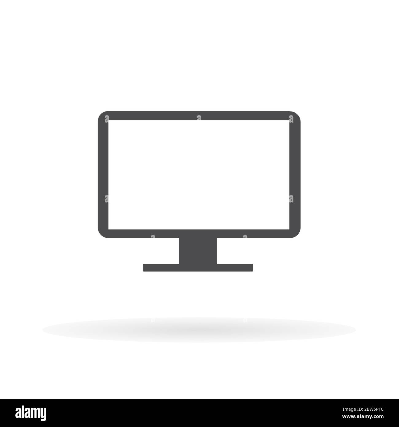 Monitor icon. For web, business, finance and communication. Vector ...