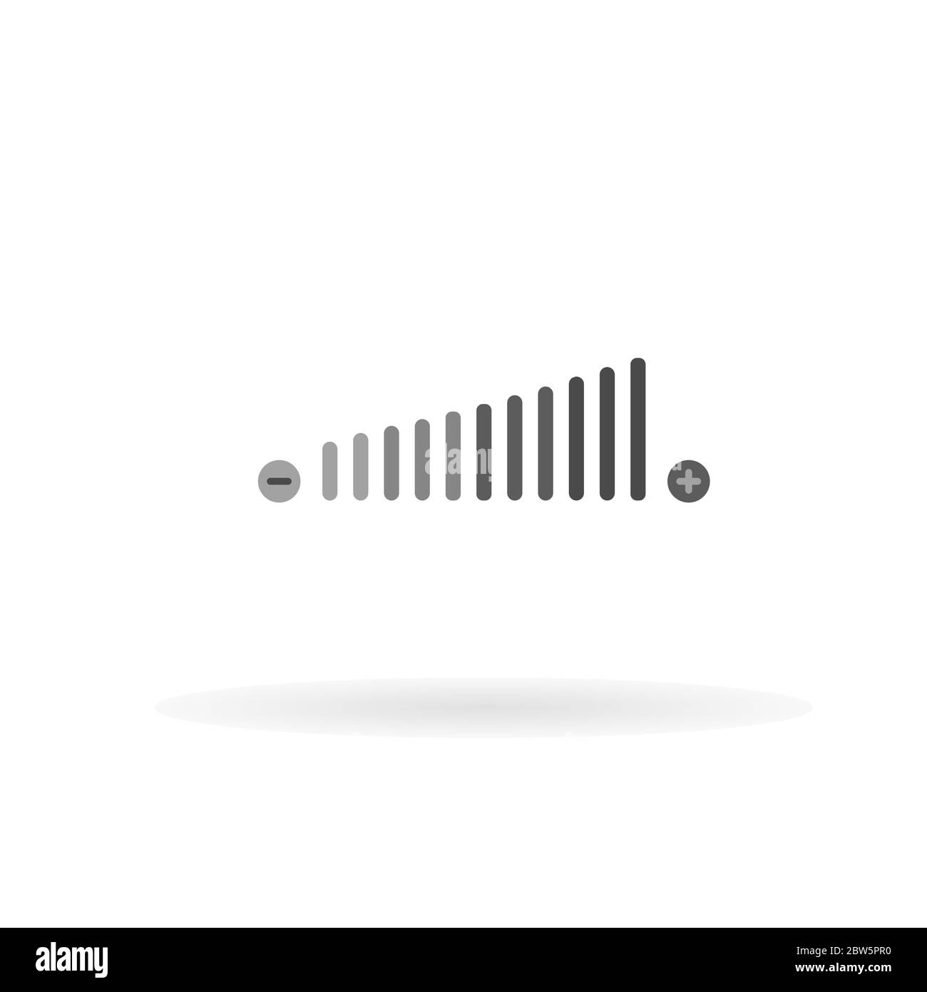 Volume adjustment icon. For web, business, finance and communication ...