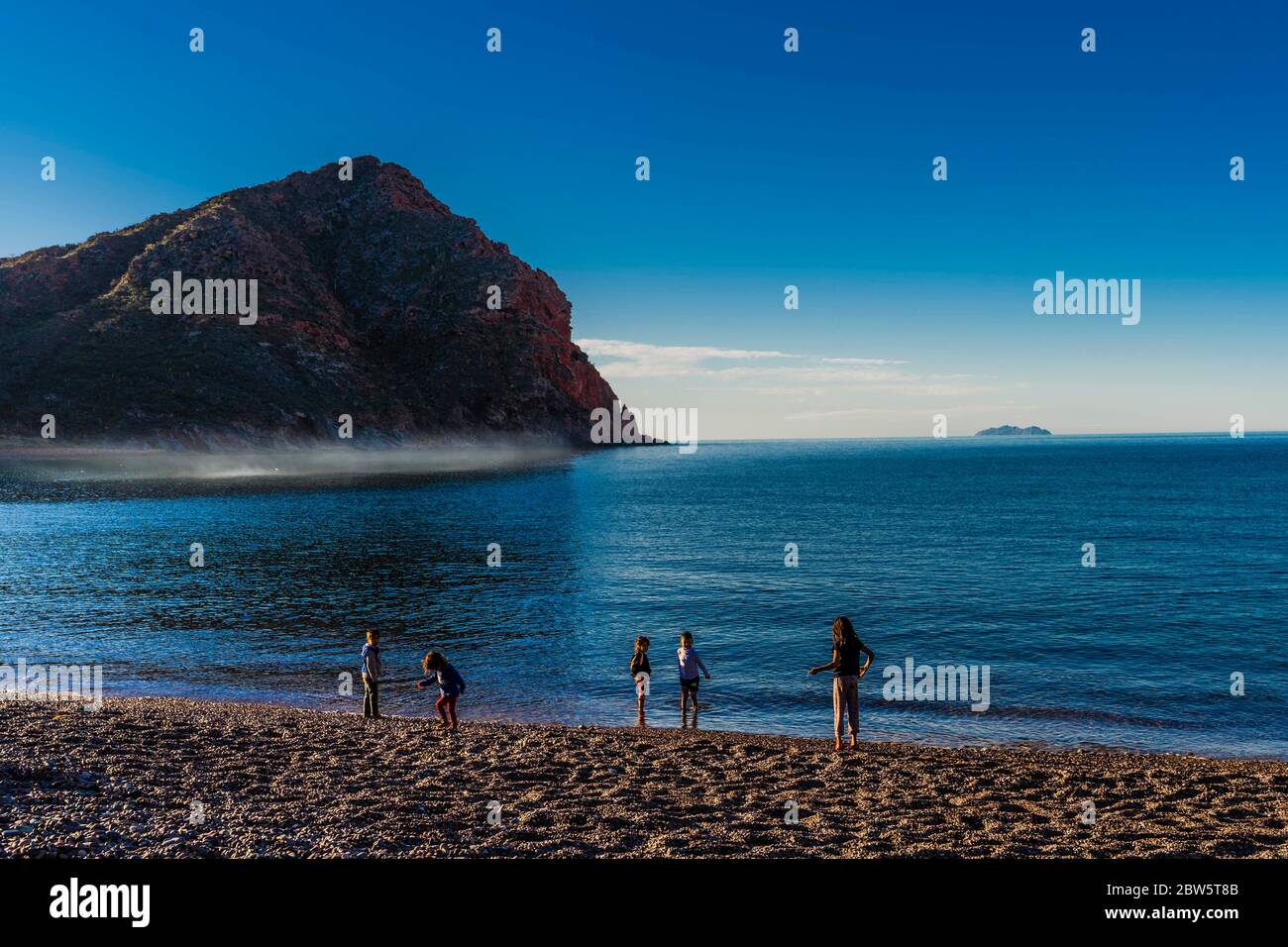 El Colorado beach,,Sonora Mexico.Sierra, Colorado Hill, mountain ...