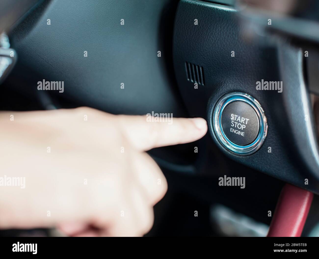 Car engine start button hi-res stock photography and images - Alamy