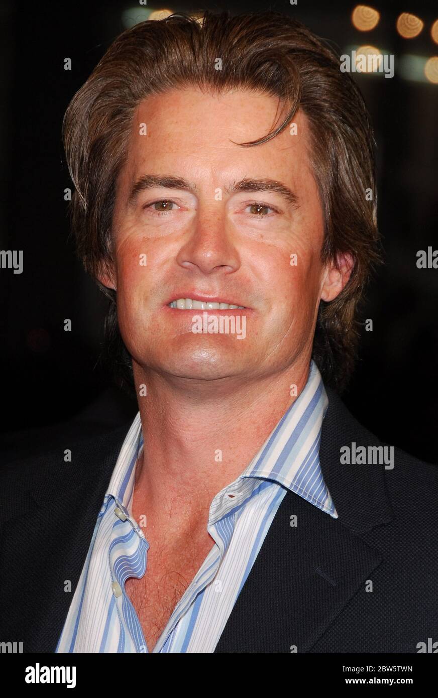 Kyle MacLachlan at the World Premiere of "Music And Lyrics" held at the ...