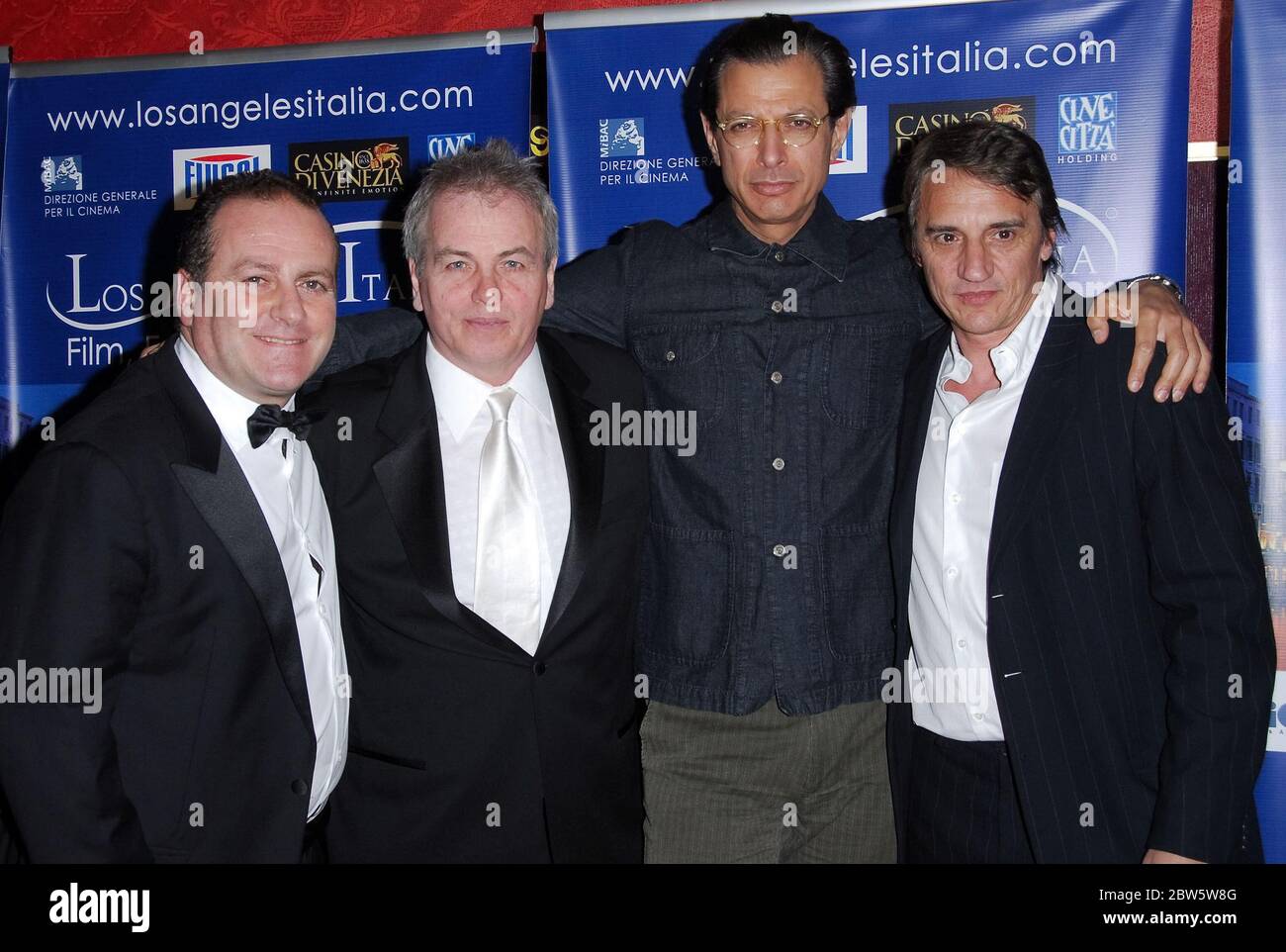 Pascal Vicedomini, Bobby Moresco, Jeff Goldblum and Mimmo Calopresti at ...