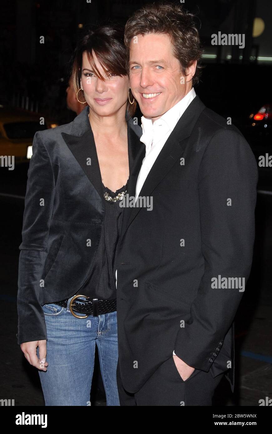 Sandra Bullock and Hugh Grant at the World Premiere of "Music And ...