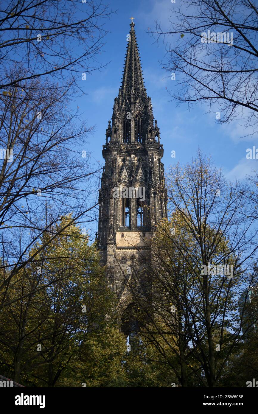 St nikolai church memorial hamburg hi-res stock photography and images ...