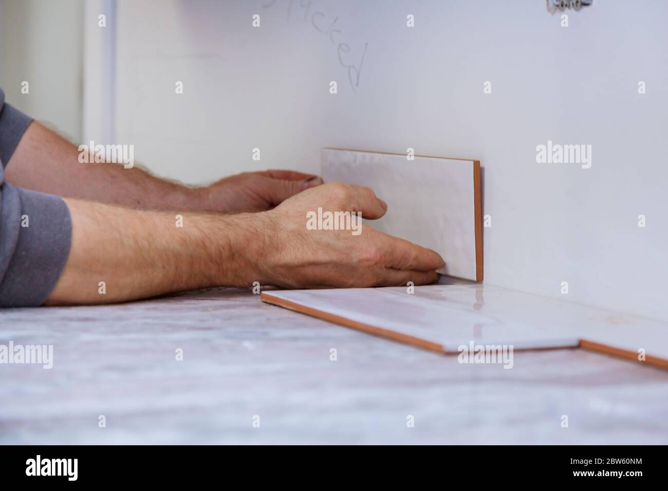 Tile grouting hi-res stock photography and images - Alamy