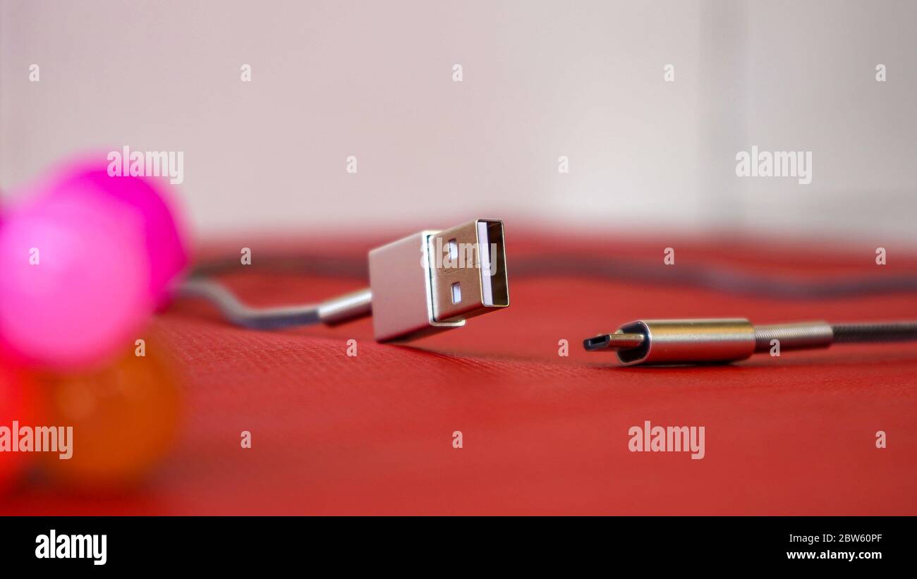 Mobile phone charger usb hi-res stock photography and images - Alamy