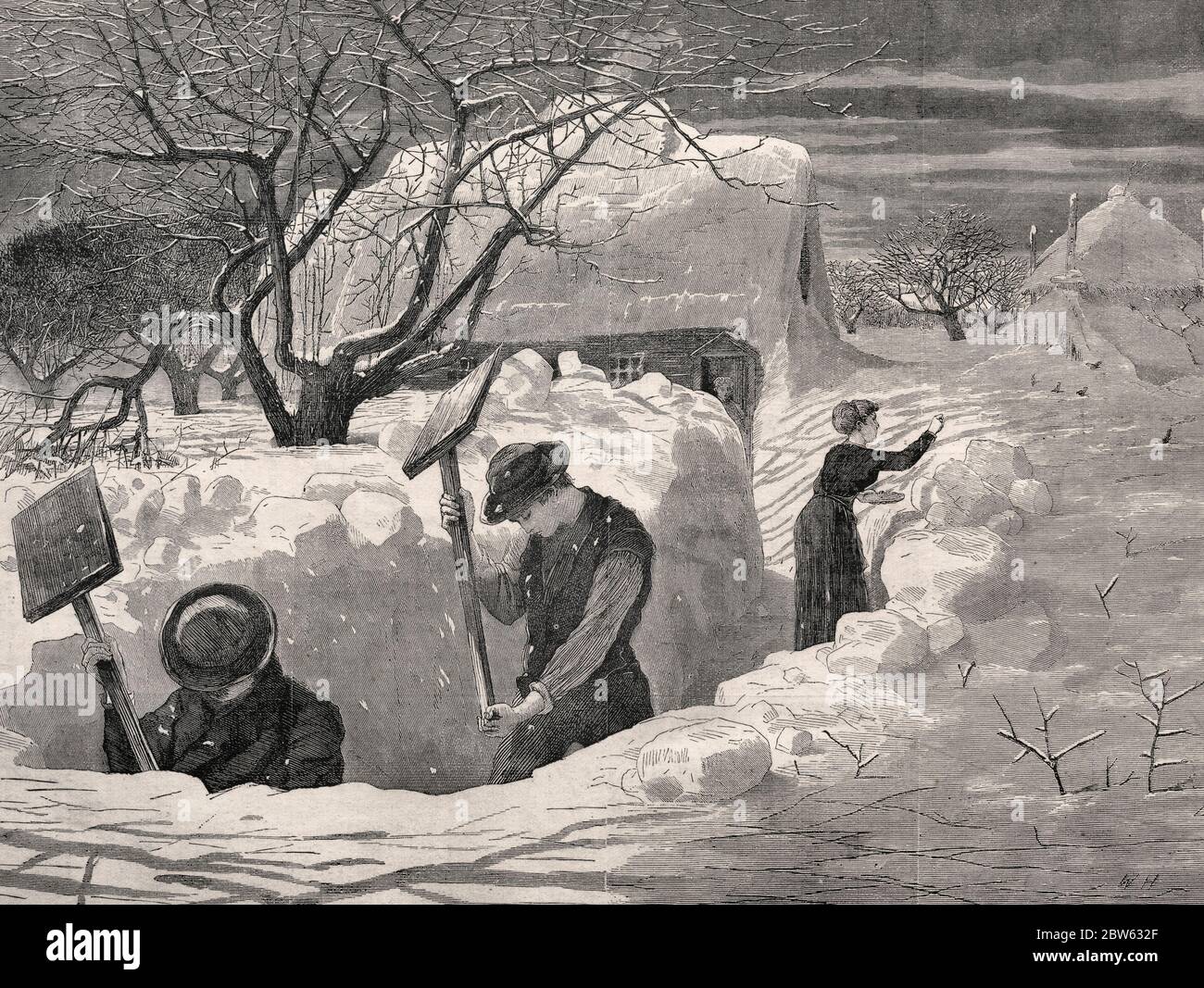 Shovel drawing hi-res stock photography and images - Alamy