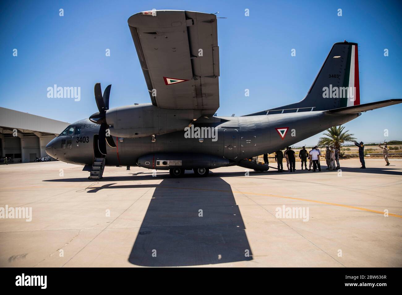 HERMOSILLO, MEXICO - MAY 28:Air Force pilots from the Mexican Air Force ...