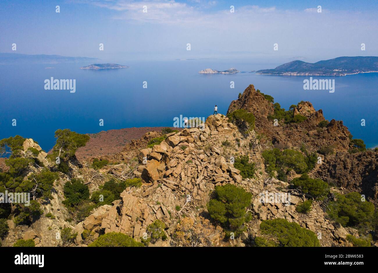 Top view of Kameno Vouno, Greece Stock Photo - Alamy