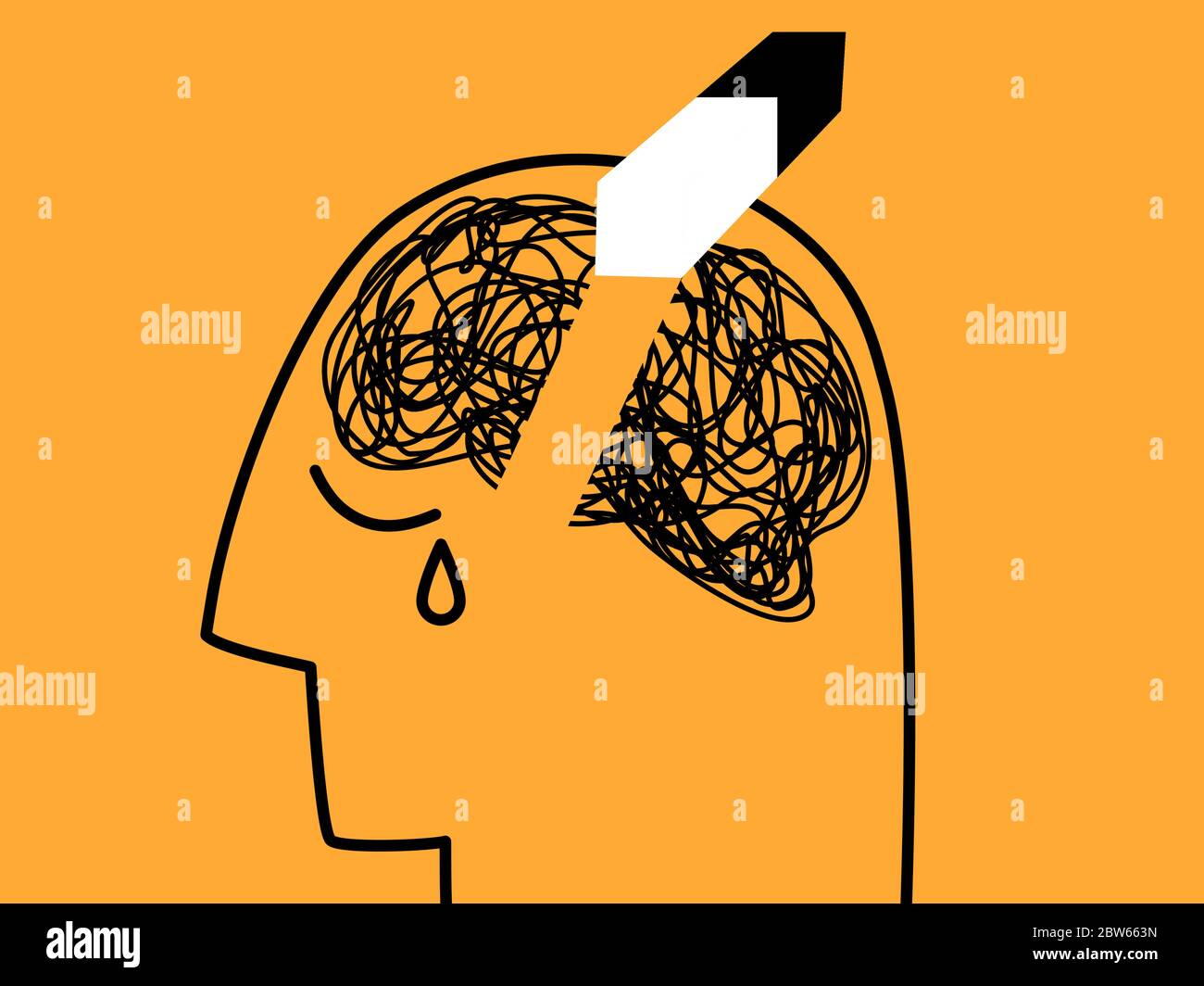 Mental health, illness ,brain development ,medical treatment concept ...