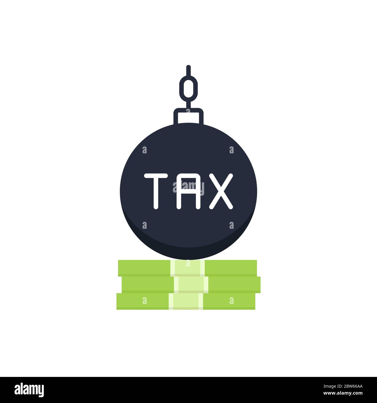 Tax weight vector icon symbol isolated on white background Stock Vector ...