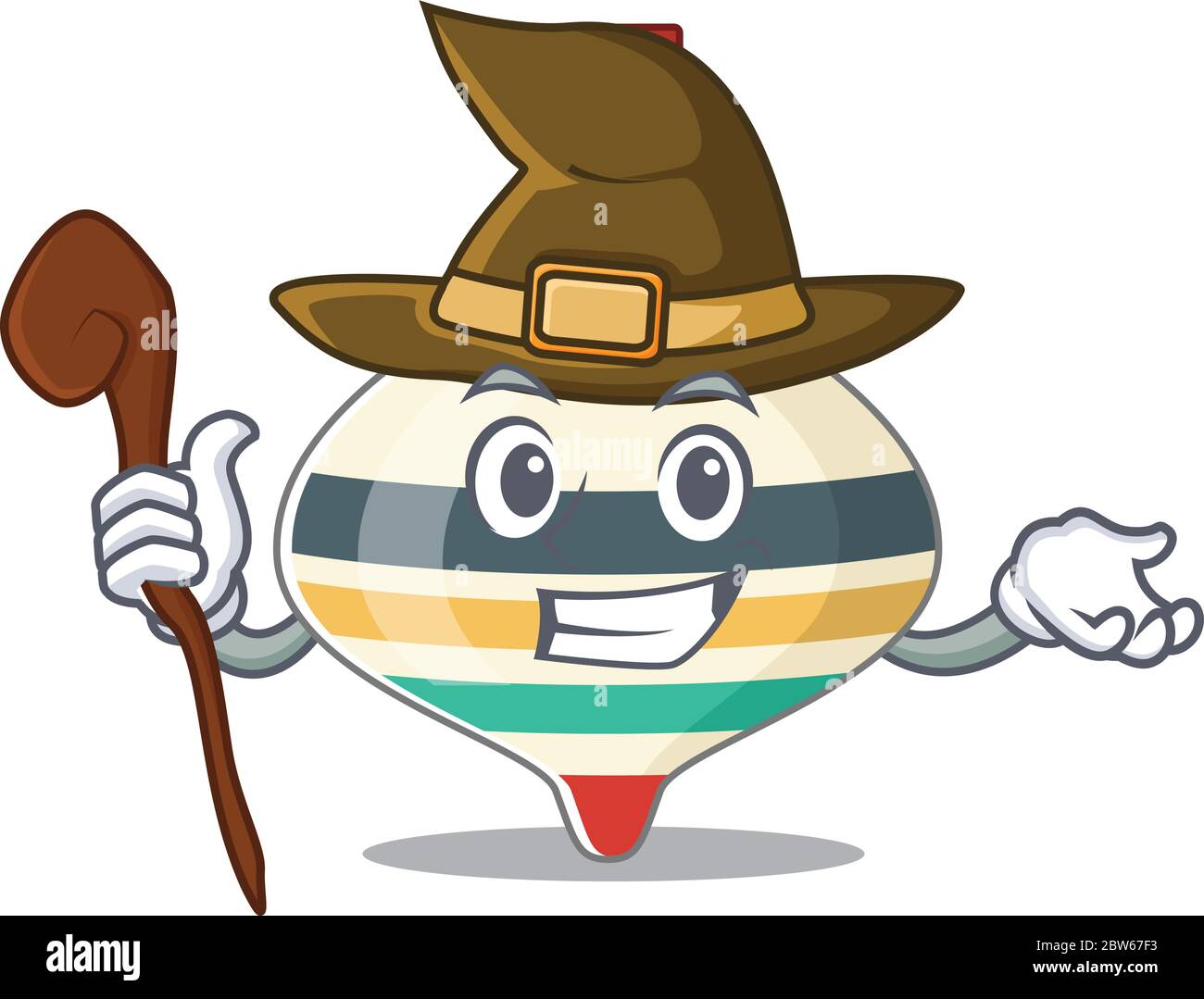 Top toy funny but sneaky witch cartoon character design Stock Vector ...