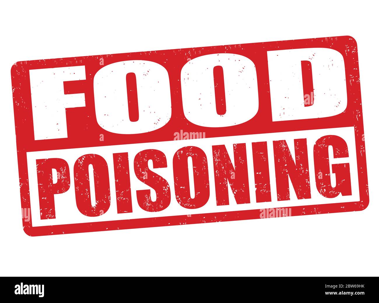 Food poisoning sign or stamp on white background, vector illustration ...