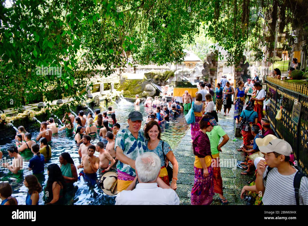 Holy spring water temple in Bali,Indonesia. (Indonesian:Pura Tirta ...