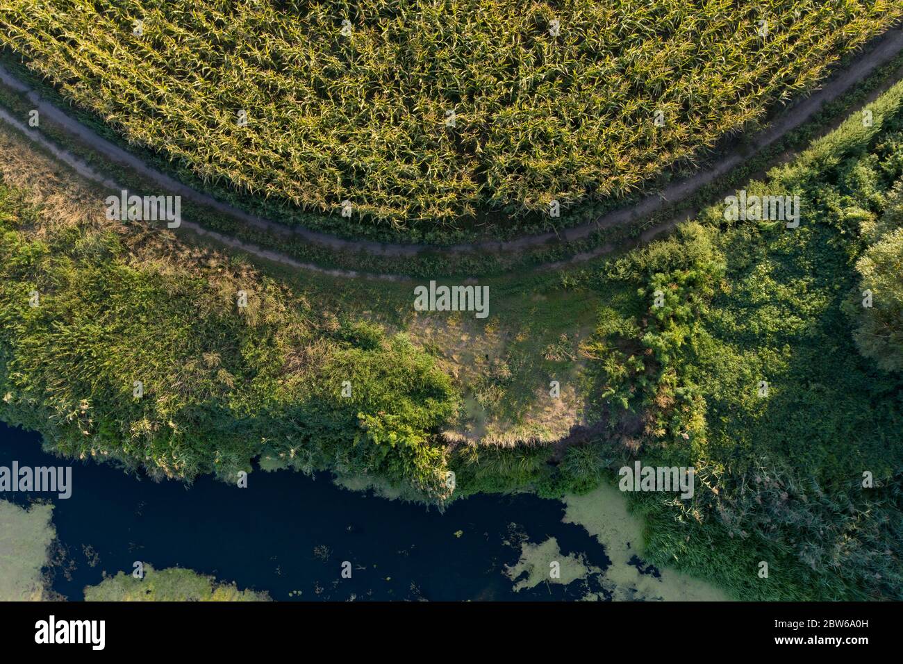country road, view from above Stock Photo - Alamy