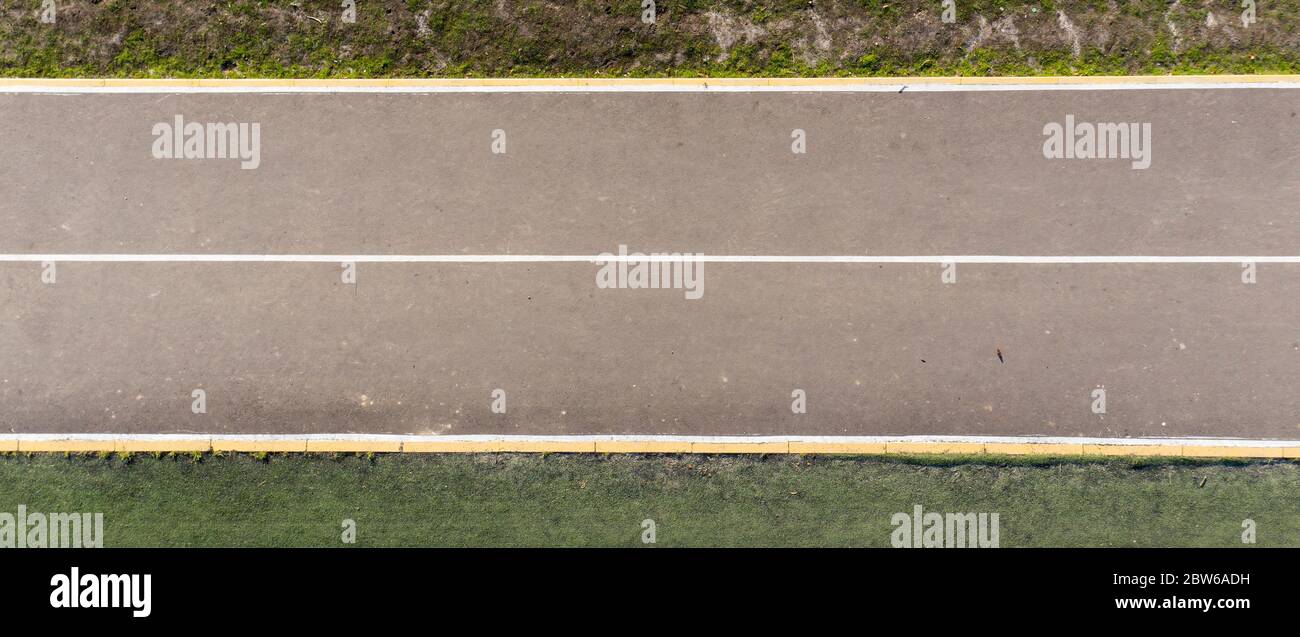 asphalt road, view from above Stock Photo - Alamy