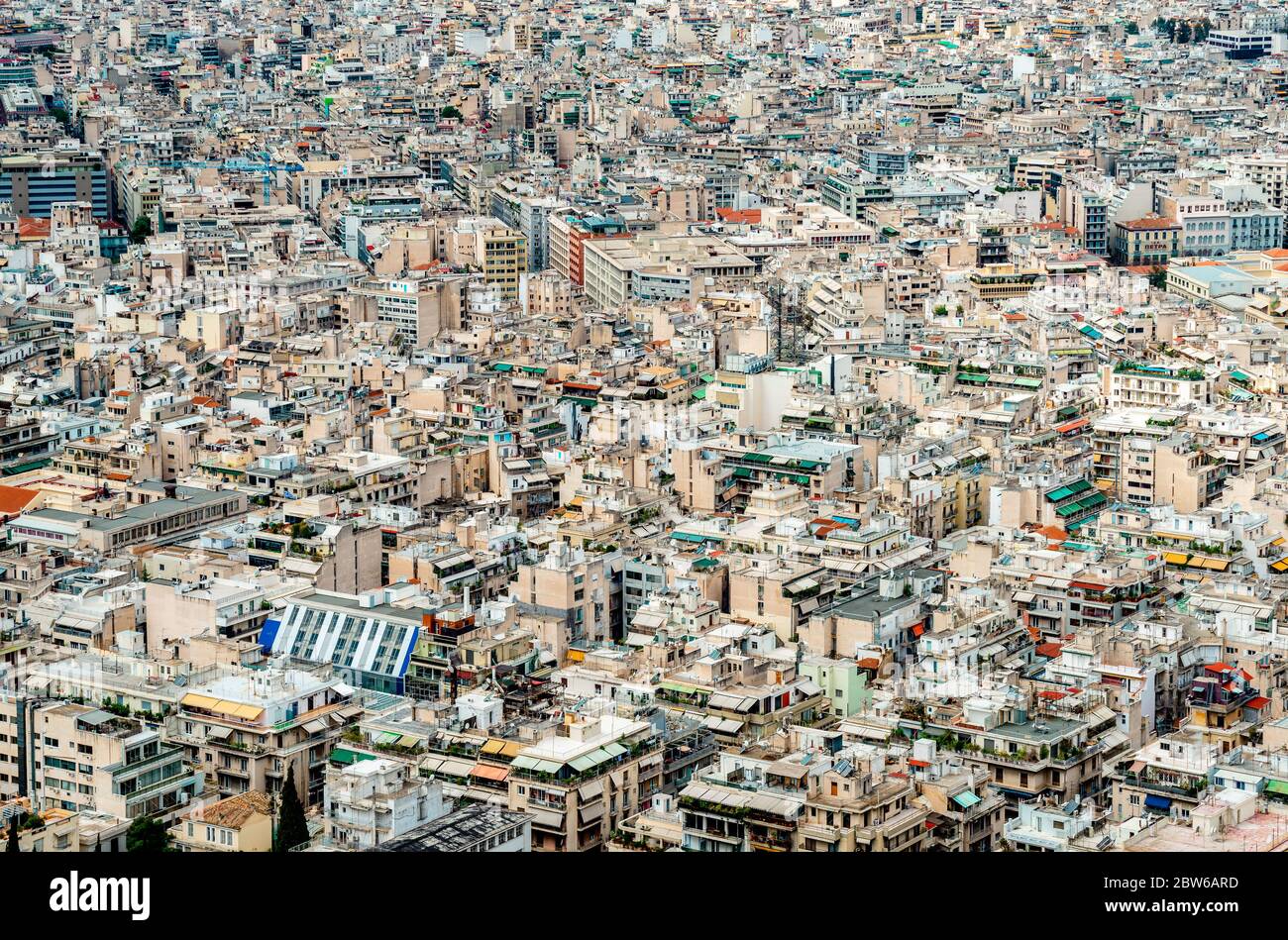 Top view athens hi-res stock photography and images - Alamy