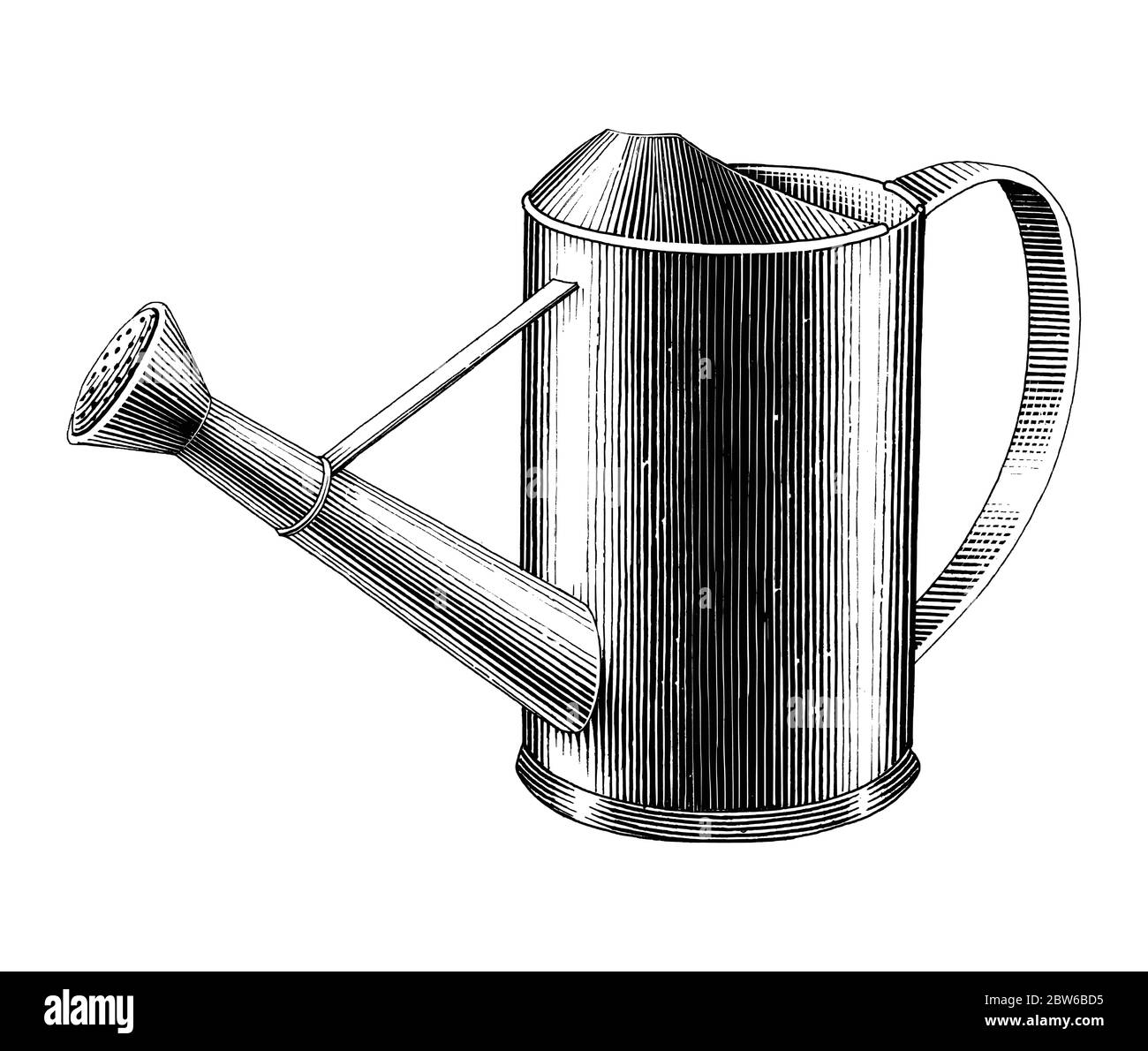 Watering Can Clip Art Black And White
