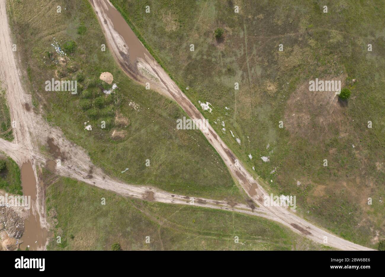 country road, view from above, aerial view Stock Photo - Alamy