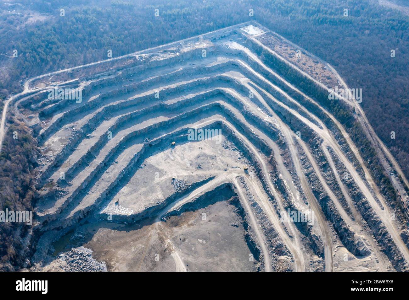 View from above cement processing hi-res stock photography and images ...