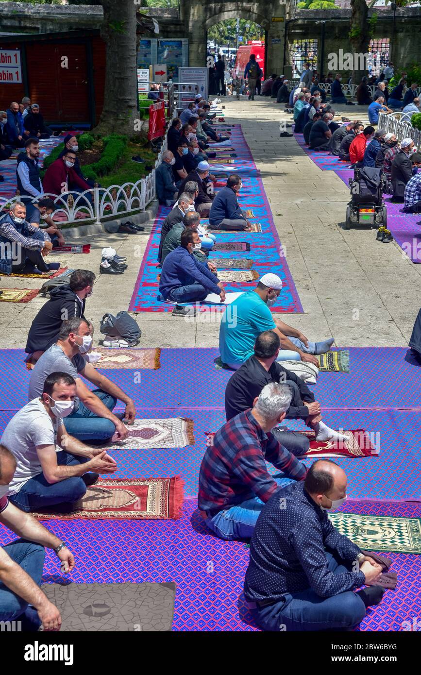 People Praying Together Outside