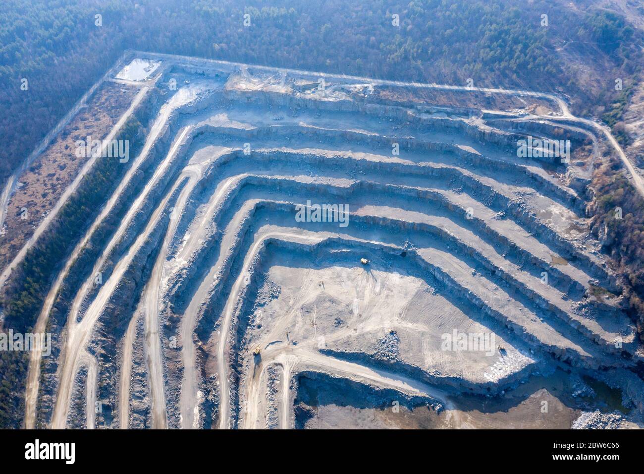 View from above cement processing hi-res stock photography and images ...