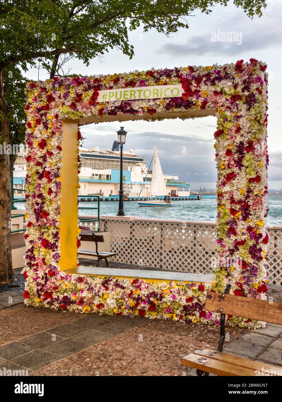 San Juan, Puerto Rico - April 29, 2019: Colorful playground with ...