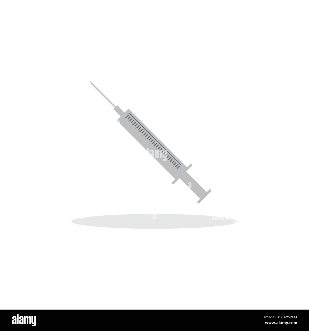 Injection vector illustration isolated on white color background Stock ...