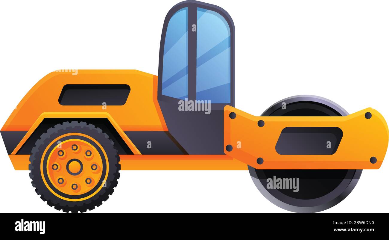 Steamroller; cartoon hi-res stock photography and images - Alamy