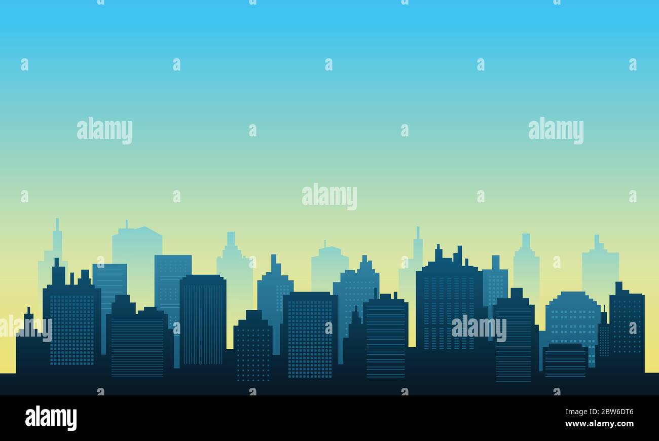 Daylight downtown exterior Stock Vector Images - Alamy