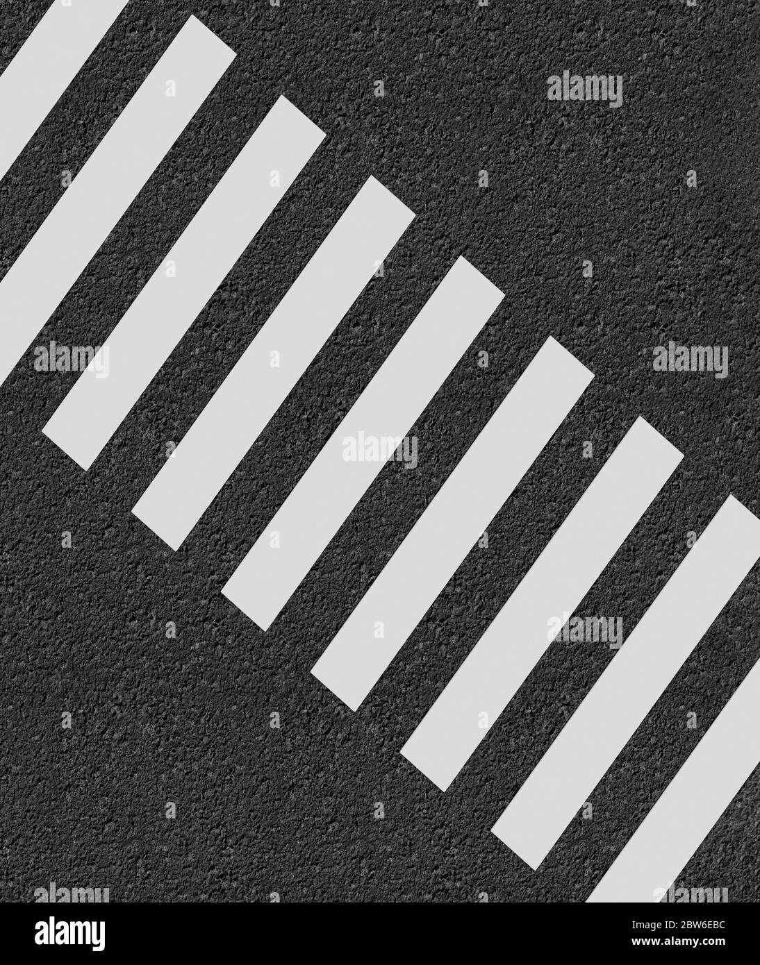 Perspective asphalt road crosswalk stripes hi-res stock photography and ...