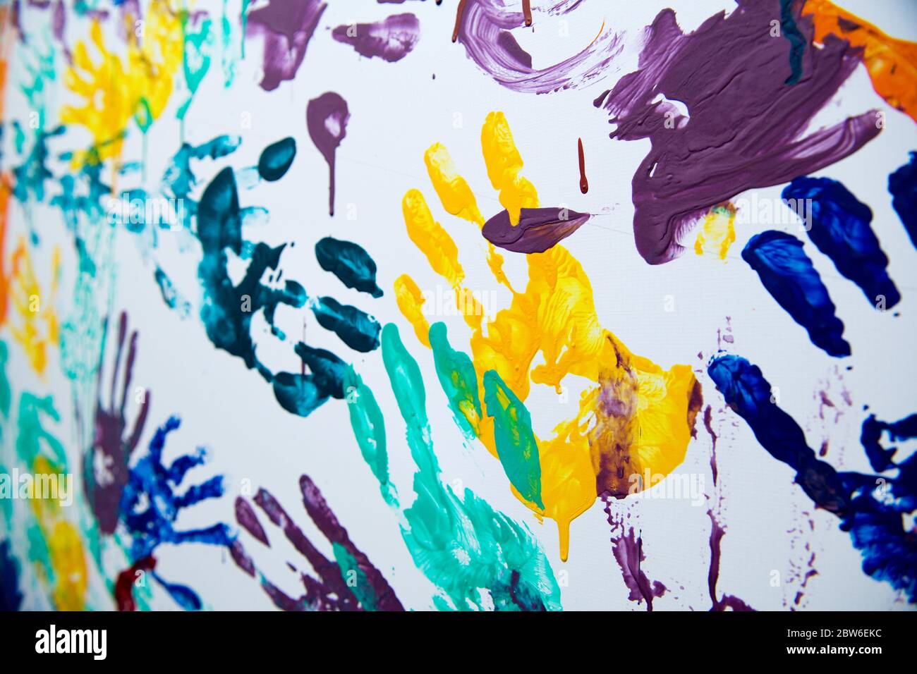Handprints Wall High Resolution Stock Photography and Images - Alamy