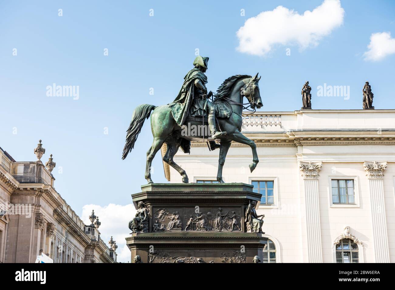 Equestrian Statue Of Frederick The Great, an outdoor sculpture in cast ...