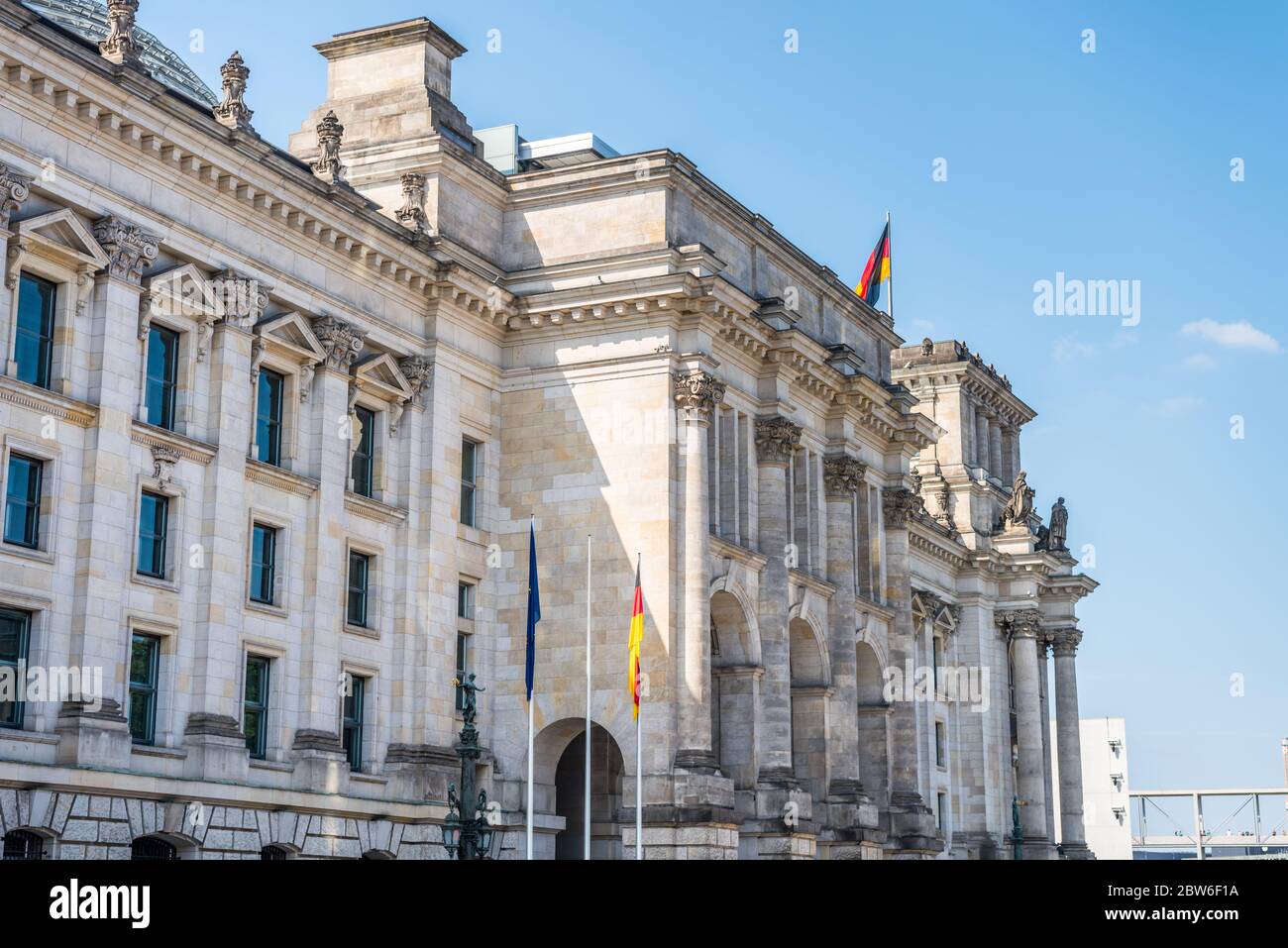 Building of the Reichstag, a historic edifice in Berlin, Germany ...