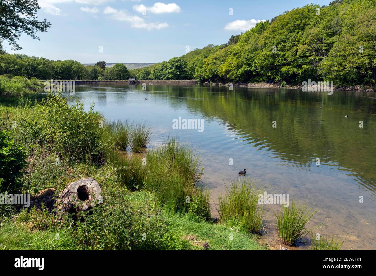 Meltham mills reservoir hi-res stock photography and images - Alamy