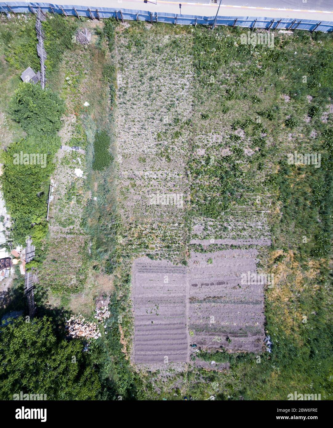 farm field, agriculture, view from above Stock Photo - Alamy