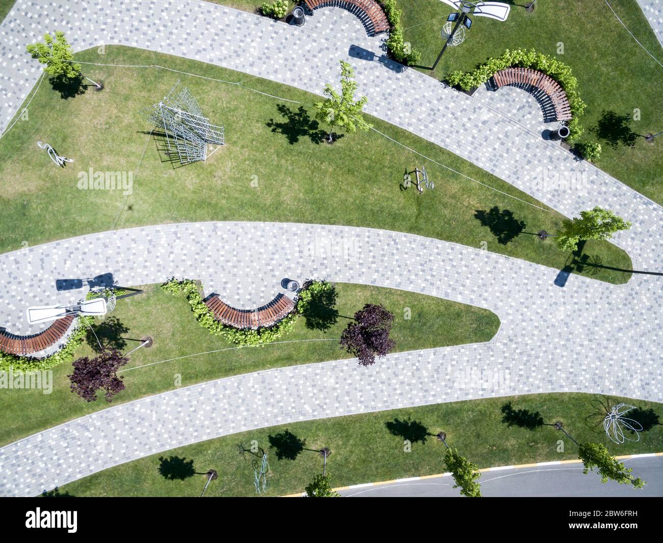 farm field, agriculture, view from above Stock Photo - Alamy