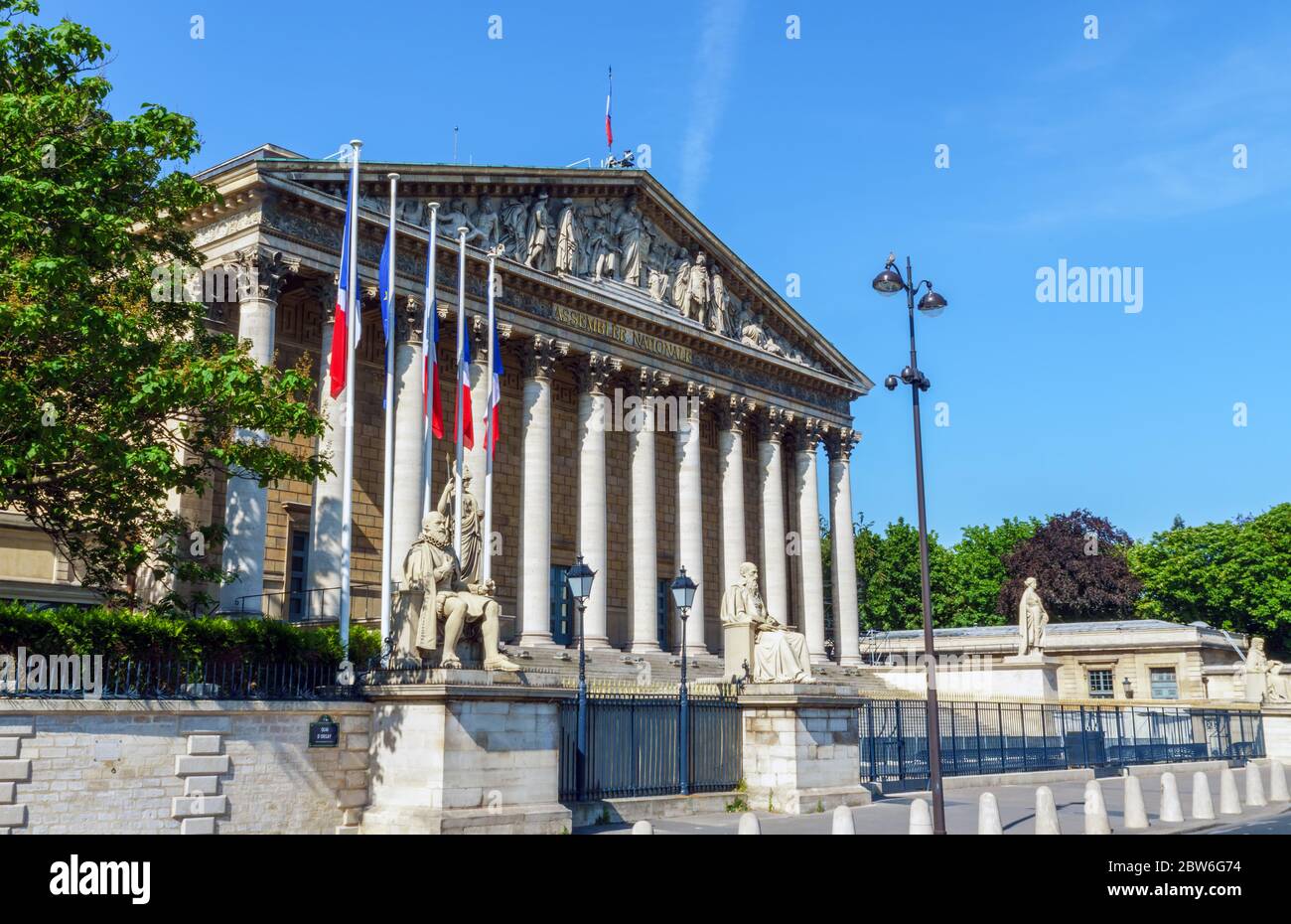 Assemblee Nationale, the French Parliament in Paris Stock Photo - Alamy